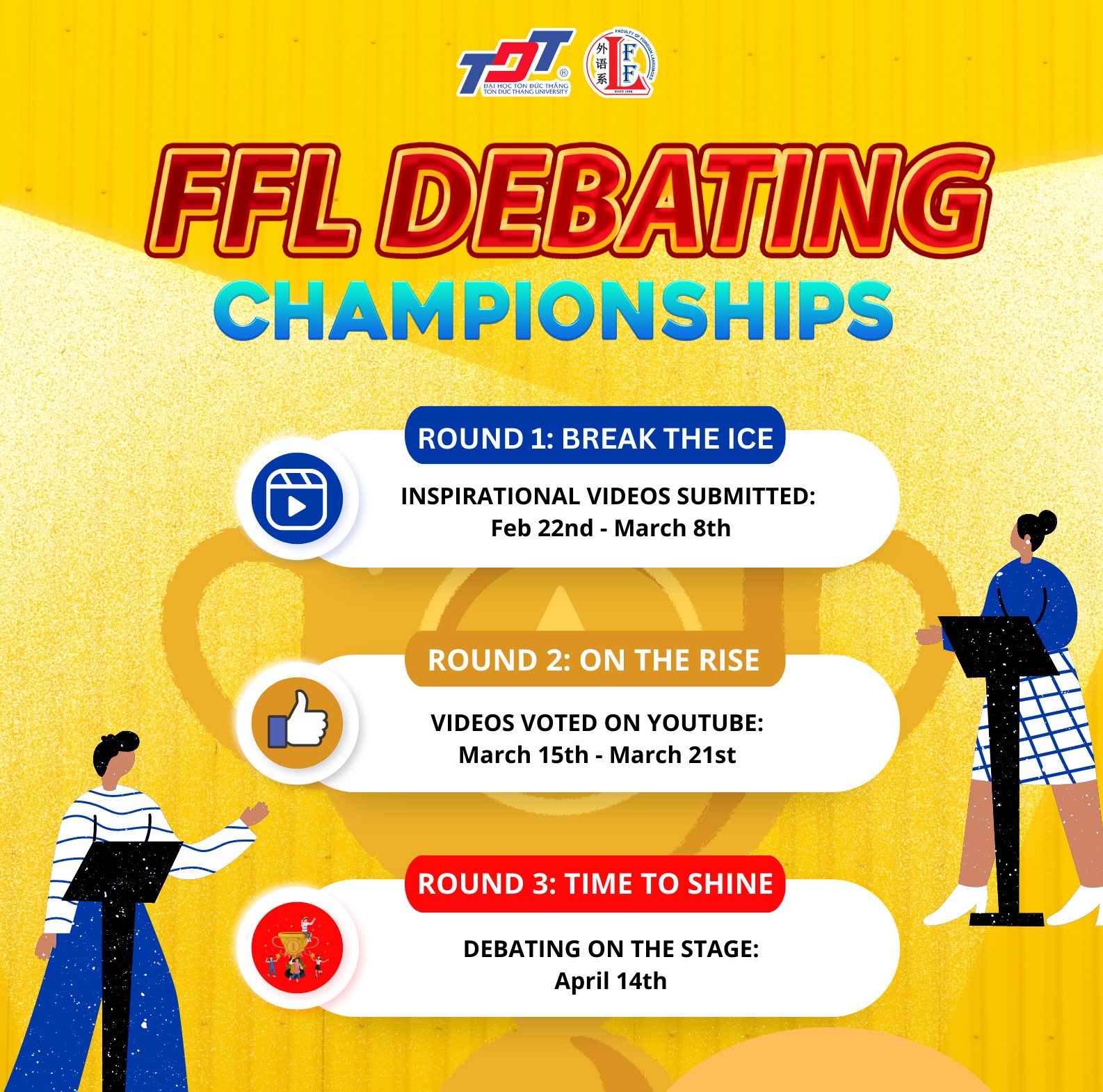 FFL Debating Championships season 2 | Faculty of Foreign Languages
